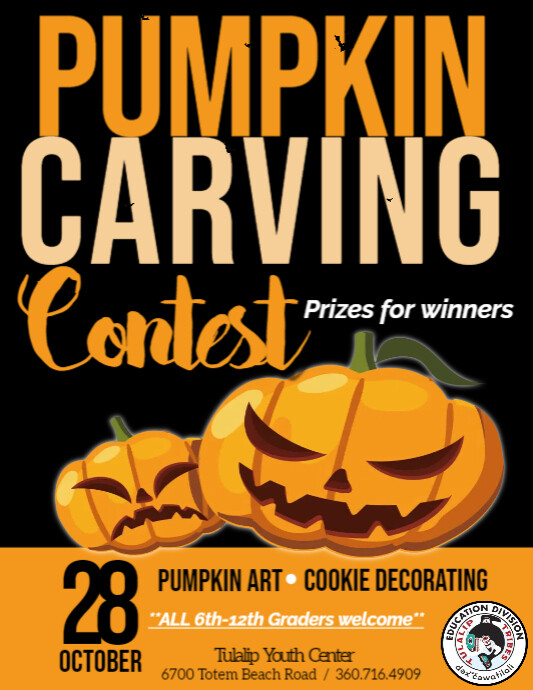 Pumpkin Carving Contest Poster | PosterMyWall