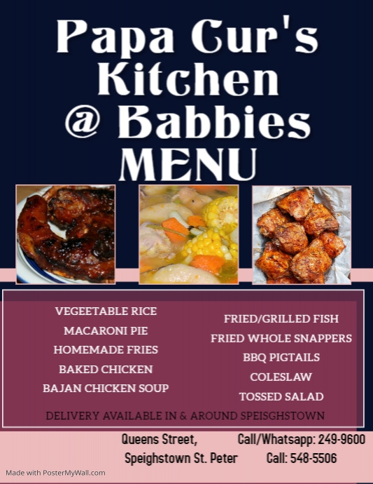 Copy of Copy of Pink and Purple Food Catering Service Flyer T ...