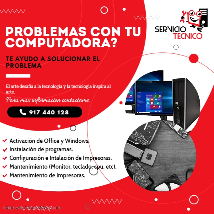 Copia de Computer Repair Social Media Post | PosterMyWall
