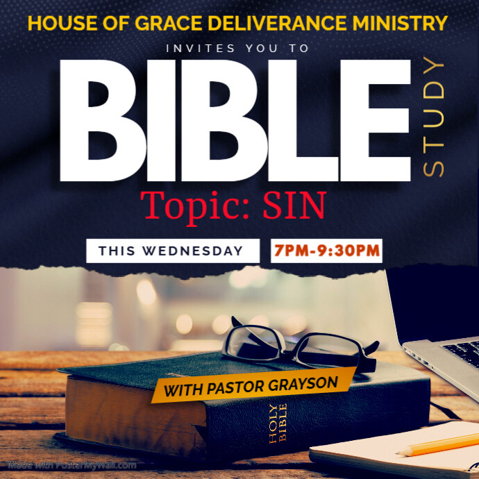 Bible study | PosterMyWall