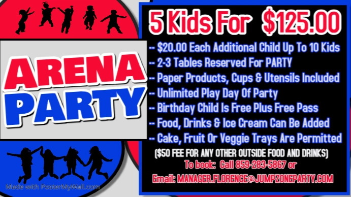 Arena Party | PosterMyWall