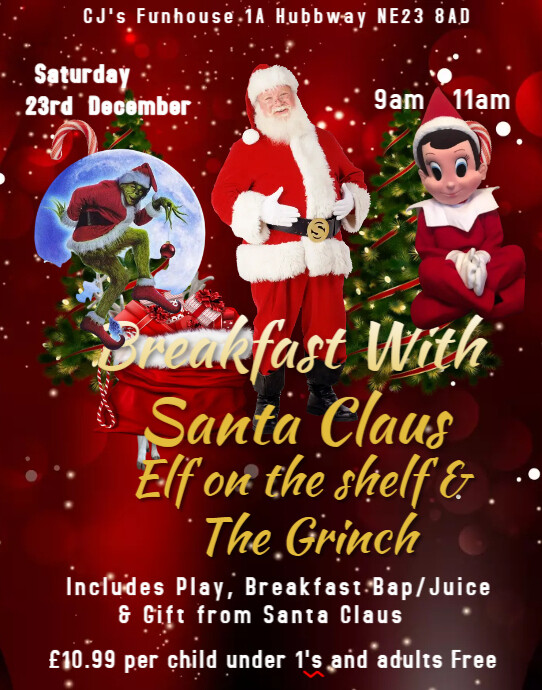 Copy of Meet Santa Claus Flyer Template (1) | PosterMyWall