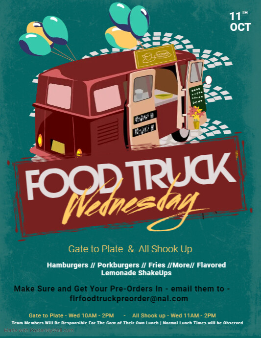 Food Truck Festival Flyer Template | PosterMyWall