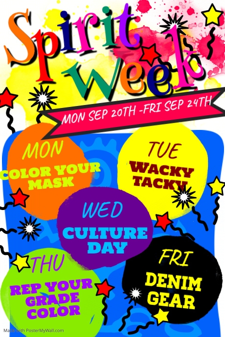 Copy of Spirit Week Poster | PosterMyWall