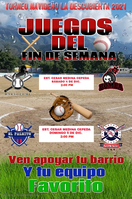 Copia de Copia de Baseball | PosterMyWall