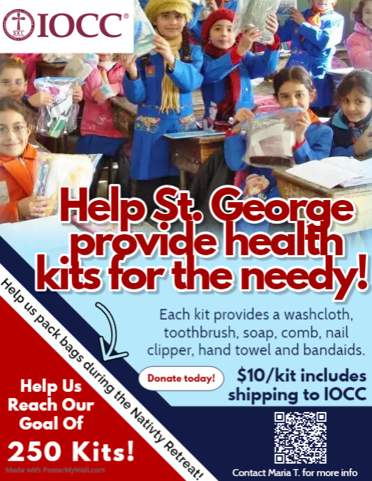 Blue and Red Kids Orphanage Fundraising Flyer | PosterMyWall