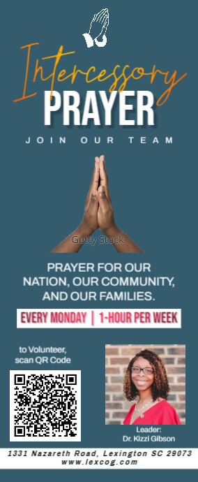 PRAYER SERVICE POSTER | PosterMyWall