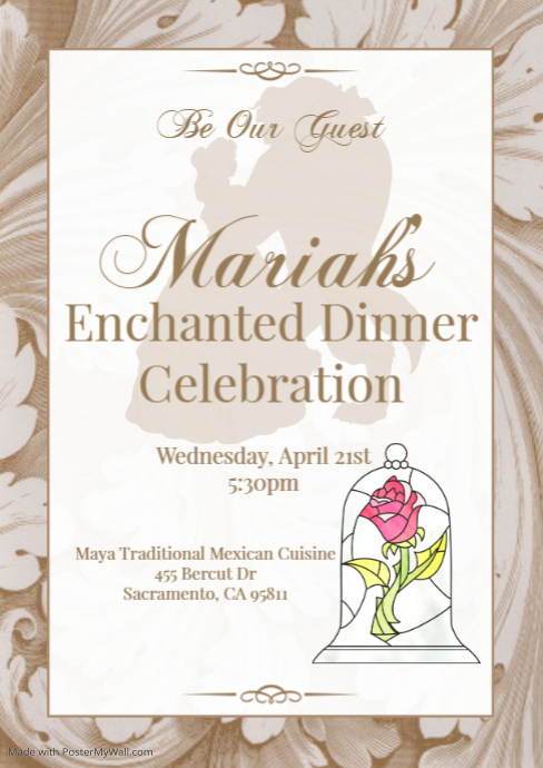 Copy of Template disney party | PosterMyWall