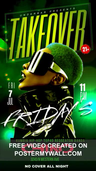 takeover party | PosterMyWall