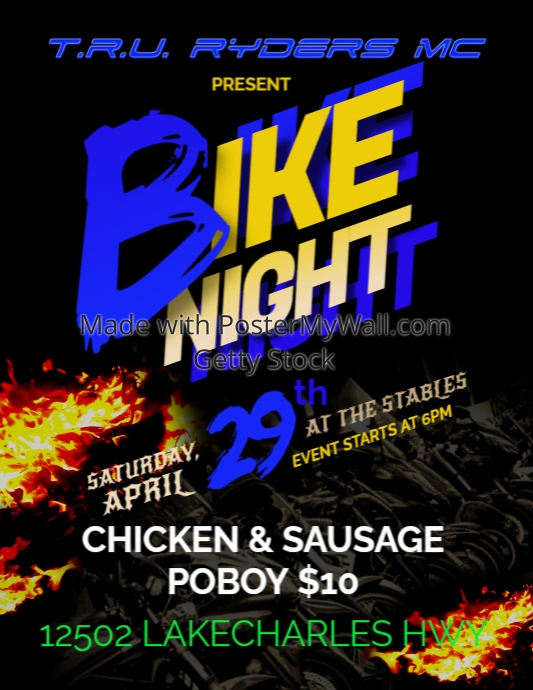 Bike Night Flyer | PosterMyWall