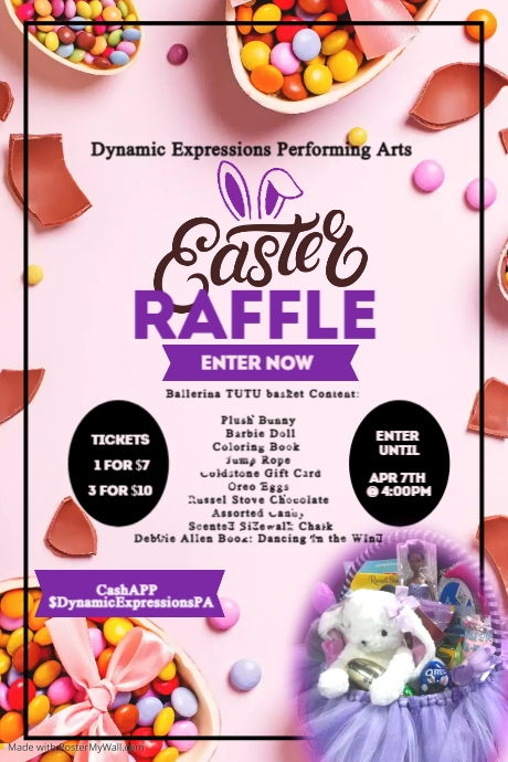 Easter Raffle Event Template | PosterMyWall