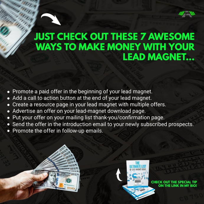 Copy of 7 awesome ways to make money template | PosterMyWall