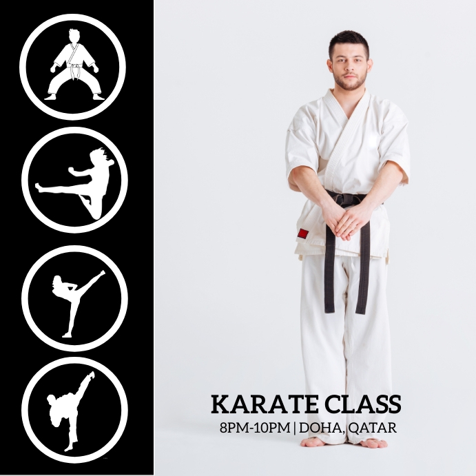 70 KARATE Template | PosterMyWall