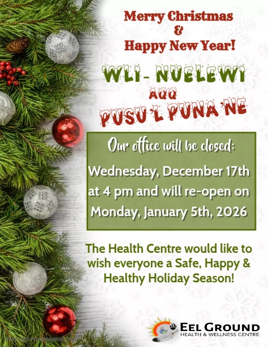 Happy Holidays Office Closure | PosterMyWall