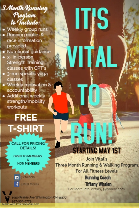 5K Race Fundraiser Benefit Flyer Template | PosterMyWall