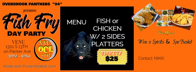 FISH FRY TICKET | PosterMyWall