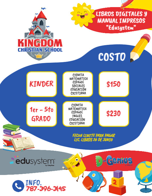 Copy of preschool enrollment advertisement (1) | PosterMyWall