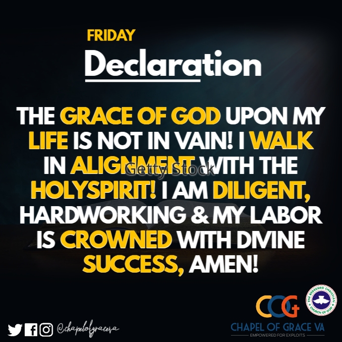 Copy of Declaration-flyer_Friday | PosterMyWall