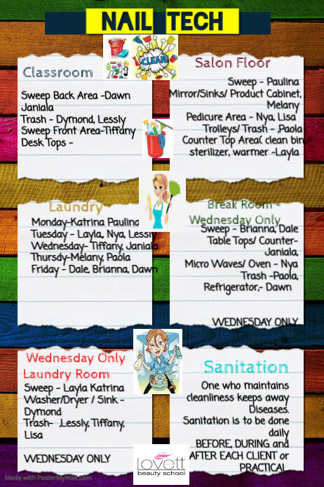 Weekly Schedule Poster Template | PosterMyWall