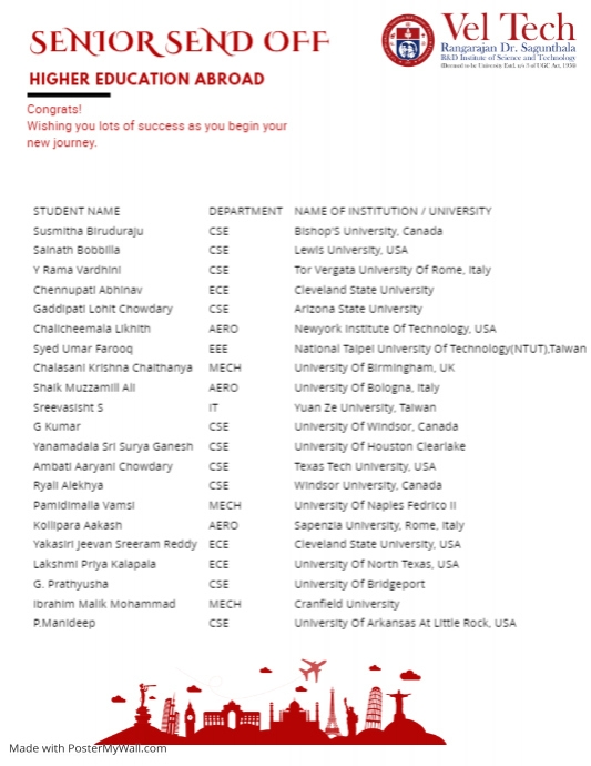 SEND OFF INVITE PAGE 2 | PosterMyWall