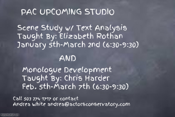 UPCOMING STUDIO CLASSES! | PosterMyWall
