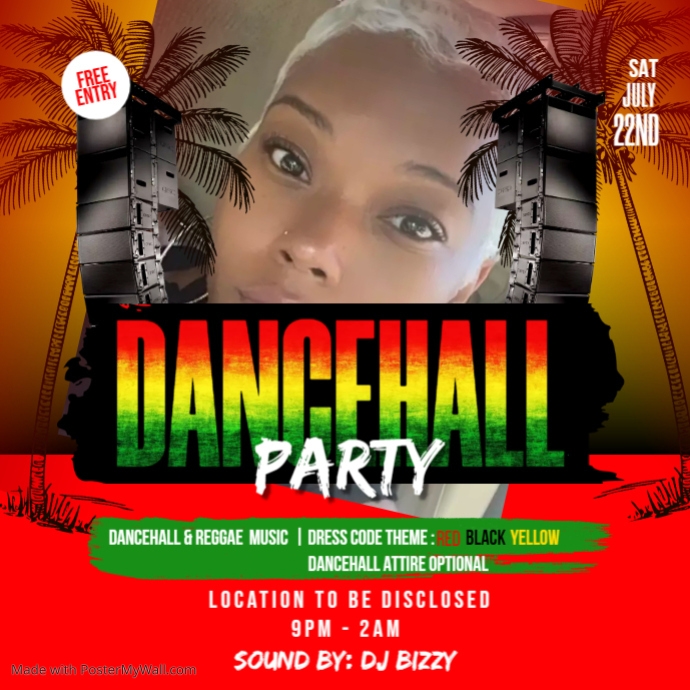 Dancehall party flyer instagram post | PosterMyWall