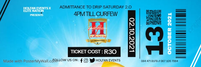 Copy of Copy of modern ticket template design vintage paper b ...