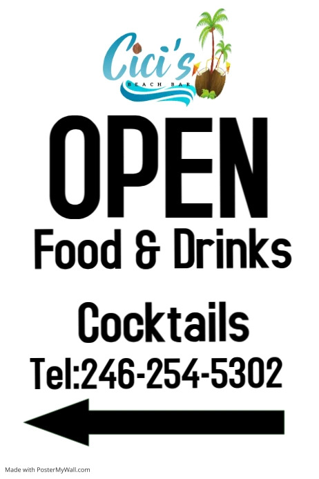 Open arrow left | PosterMyWall