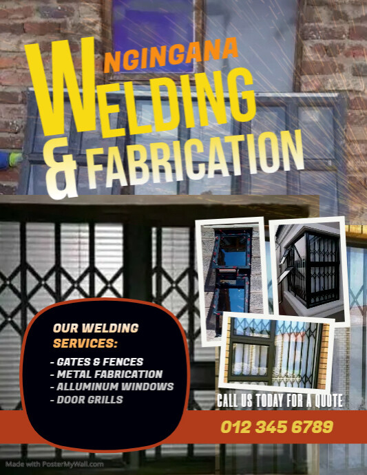 Custom Welding Flyer | PosterMyWall