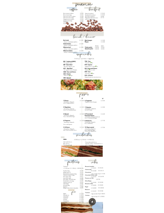 Menu | Miami | PosterMyWall