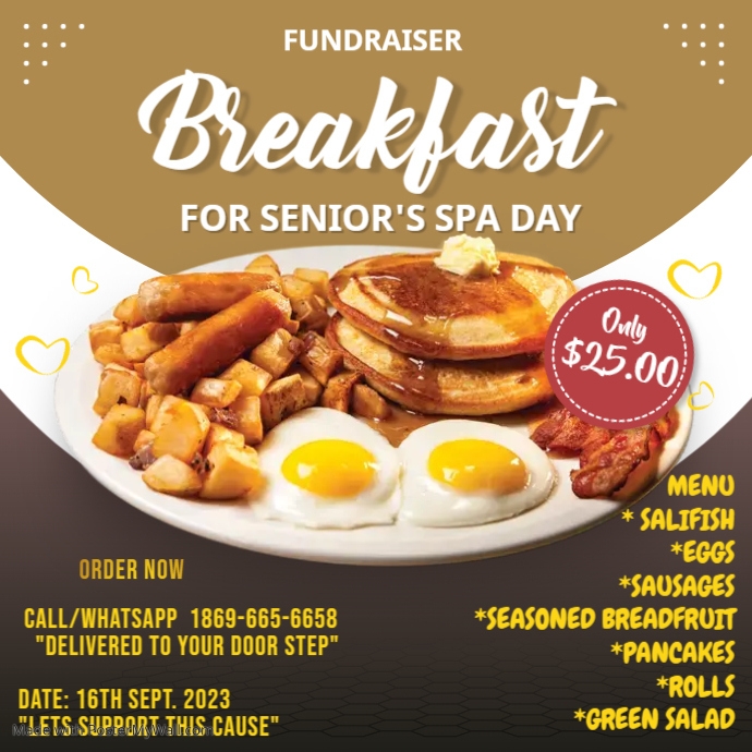 Breakfast Buffet Post - Restaurant Promo | PosterMyWall