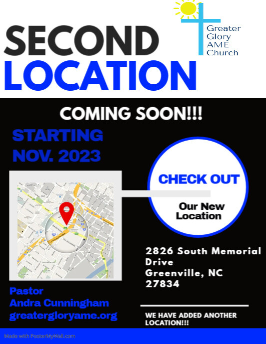 New location | PosterMyWall