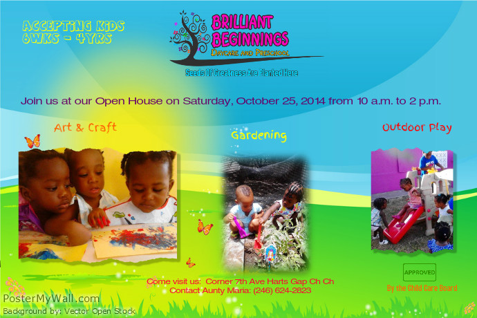 Copy of Brilliant Beginnings Daycare & Preschool | PosterMyWall