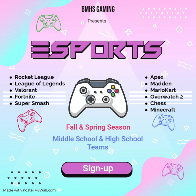 ESports Tournament Instagram Post Design | PosterMyWall