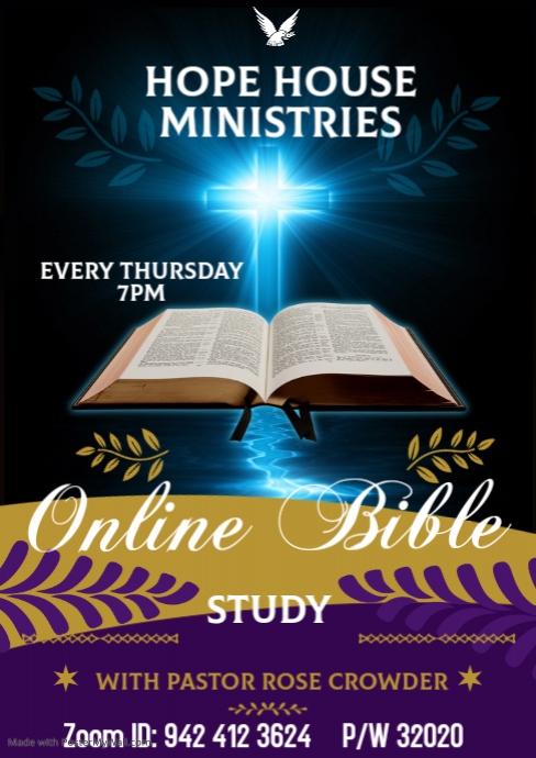 Copy of BIBLE STUDY POSTER | PosterMyWall