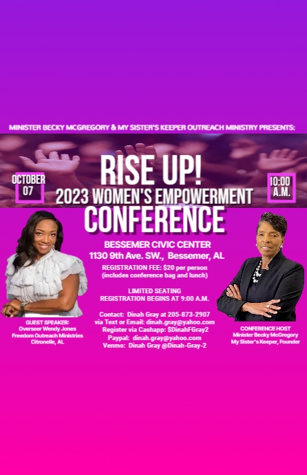 WOMEN CONFERENCE FLYER (22) | PosterMyWall