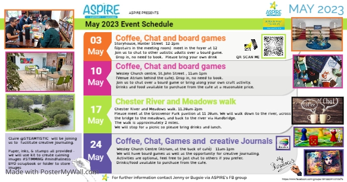 Copy of Event Schedule ASPIRE 2023 Feb (3) | PosterMyWall