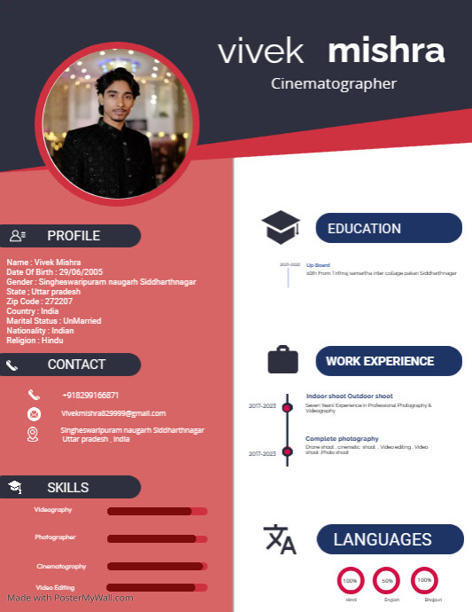 Resume Templates Ads | PosterMyWall