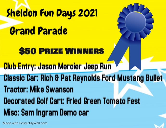 Parade prizes | PosterMyWall