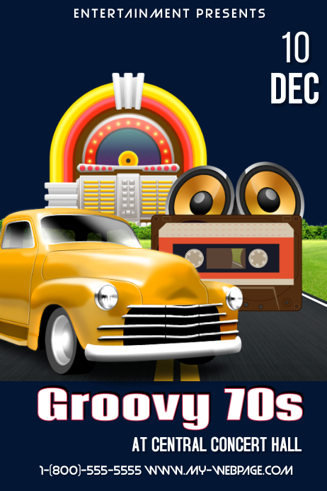 70s Template | PosterMyWall