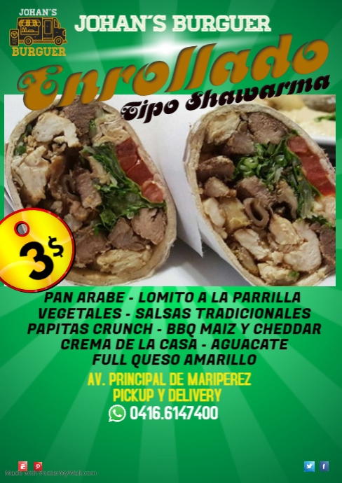 Copy of Copia de Burrito Special Poster | PosterMyWall