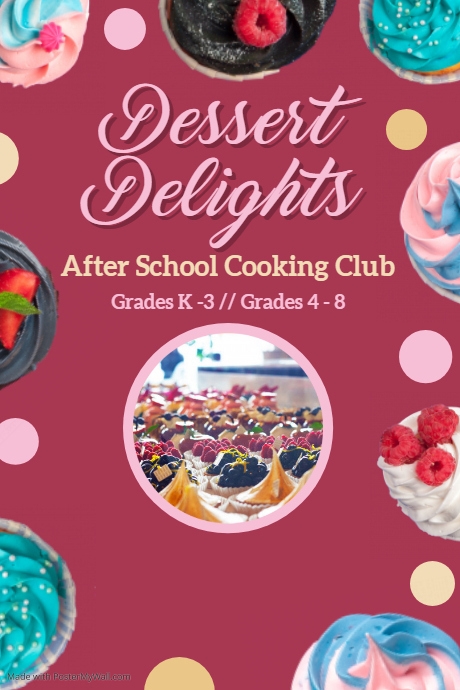 Copy of Cake Decorating Poster Template | PosterMyWall