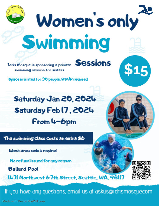 Swimming Lessons Flyer Template | PosterMyWall