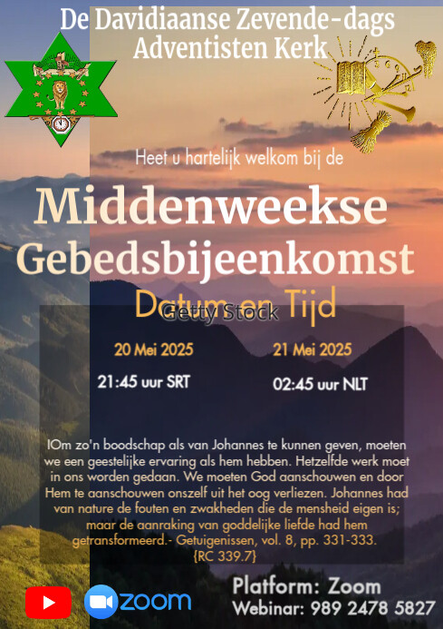 Prayer Meeting | PosterMyWall