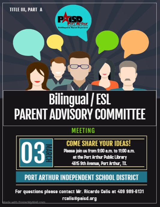 Bilingual ESL PAC (1) | PosterMyWall