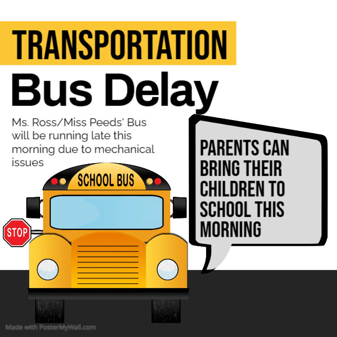 Bus School Driver Instagram Post | PosterMyWall