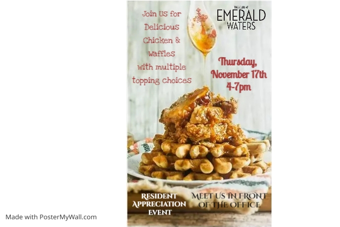 Waffles Breakfast Poster Template | PosterMyWall