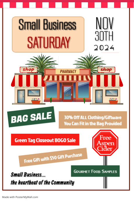 Copy of Small Business Saturday Poster (1) | PosterMyWall