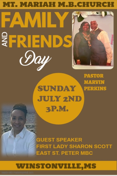 Family and friends day flyer | PosterMyWall