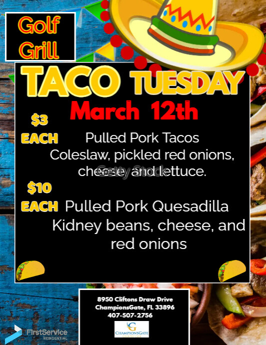 Taco Tuesday Poster | PosterMyWall